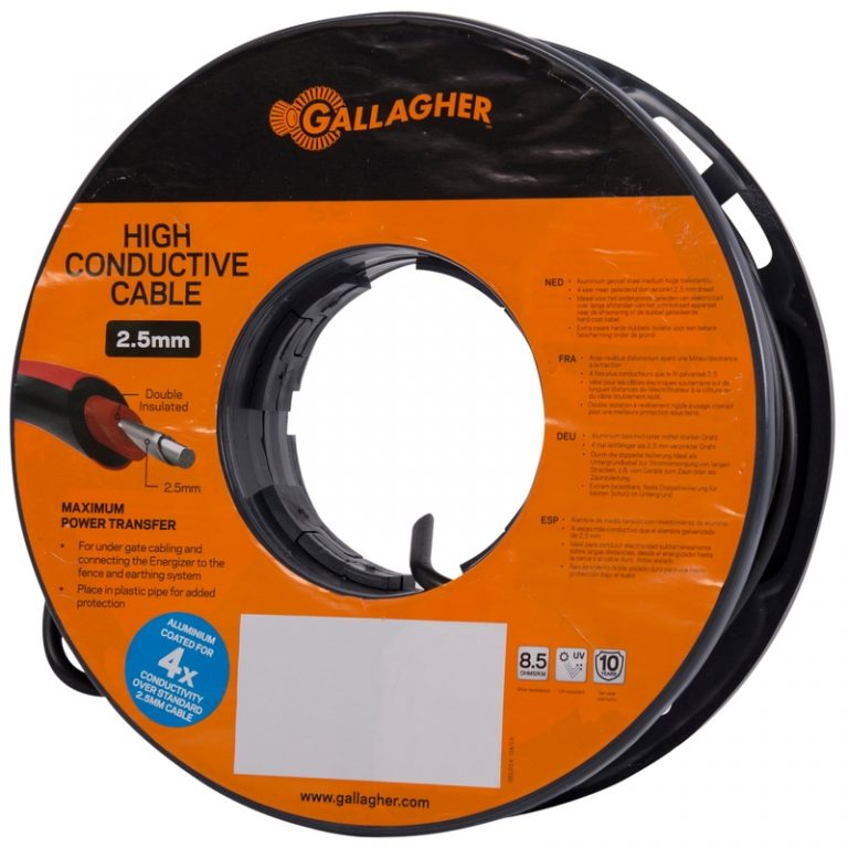 Gallagher High Conductive Lead Out Cable 2.5mm x 200m | FPAG